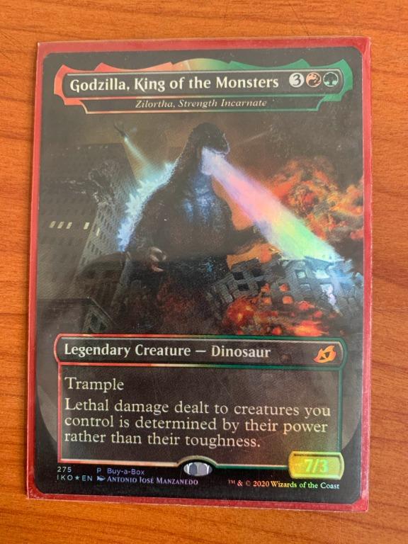 Godzilla, King of the Monsters Zilortha, Strength Incarnate Buy-A-Box ...