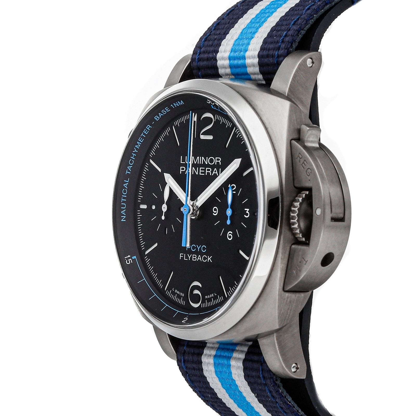 Pre-Owned Panerai Luminor Yachts Challenge PCYC Flyback Chronograph PAM ...