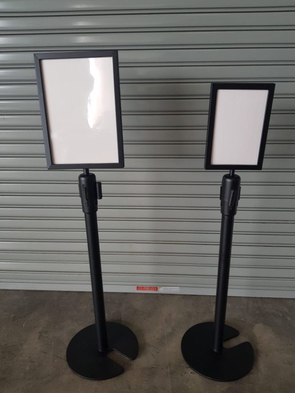 Queue pole signage(Portrait), Everything Else on Carousell