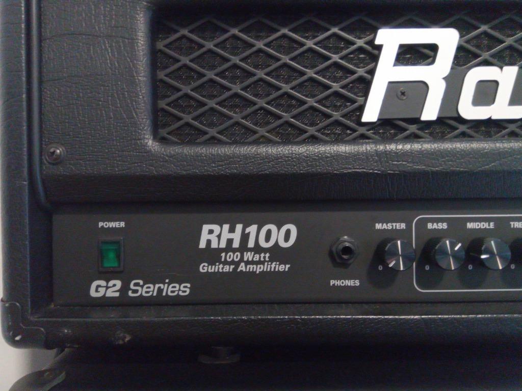 Randall RH100 G2 100W Guitar Amp Head - Solid State 3 Channel High Gain ...
