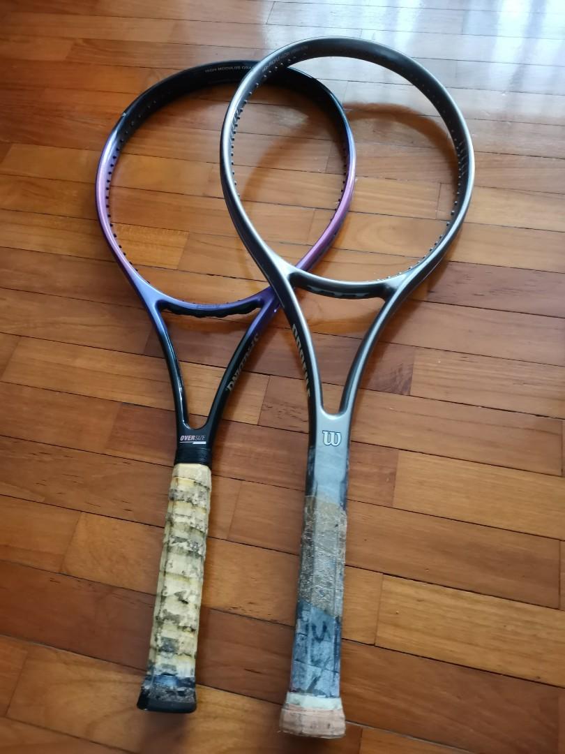 Rare Oversize Spalding And Wilson Profile Tour Rackets, Sports ...