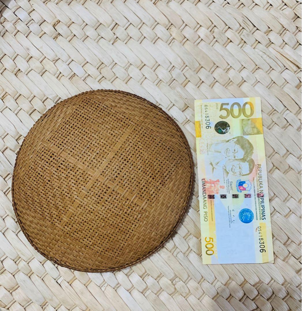 rattan mini bilao, Furniture & Home Living, Home Improvement ...