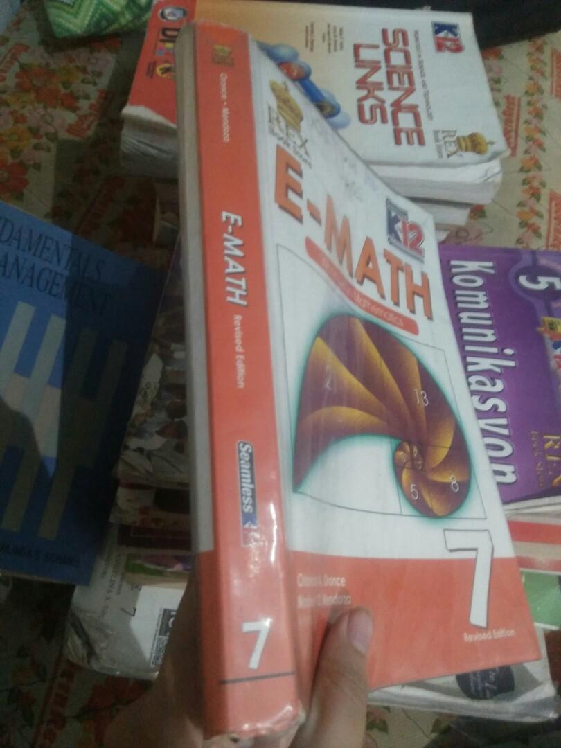 REX E-MATH BOOK FOR GRADE 7, Hobbies & Toys, Books & Magazines ...