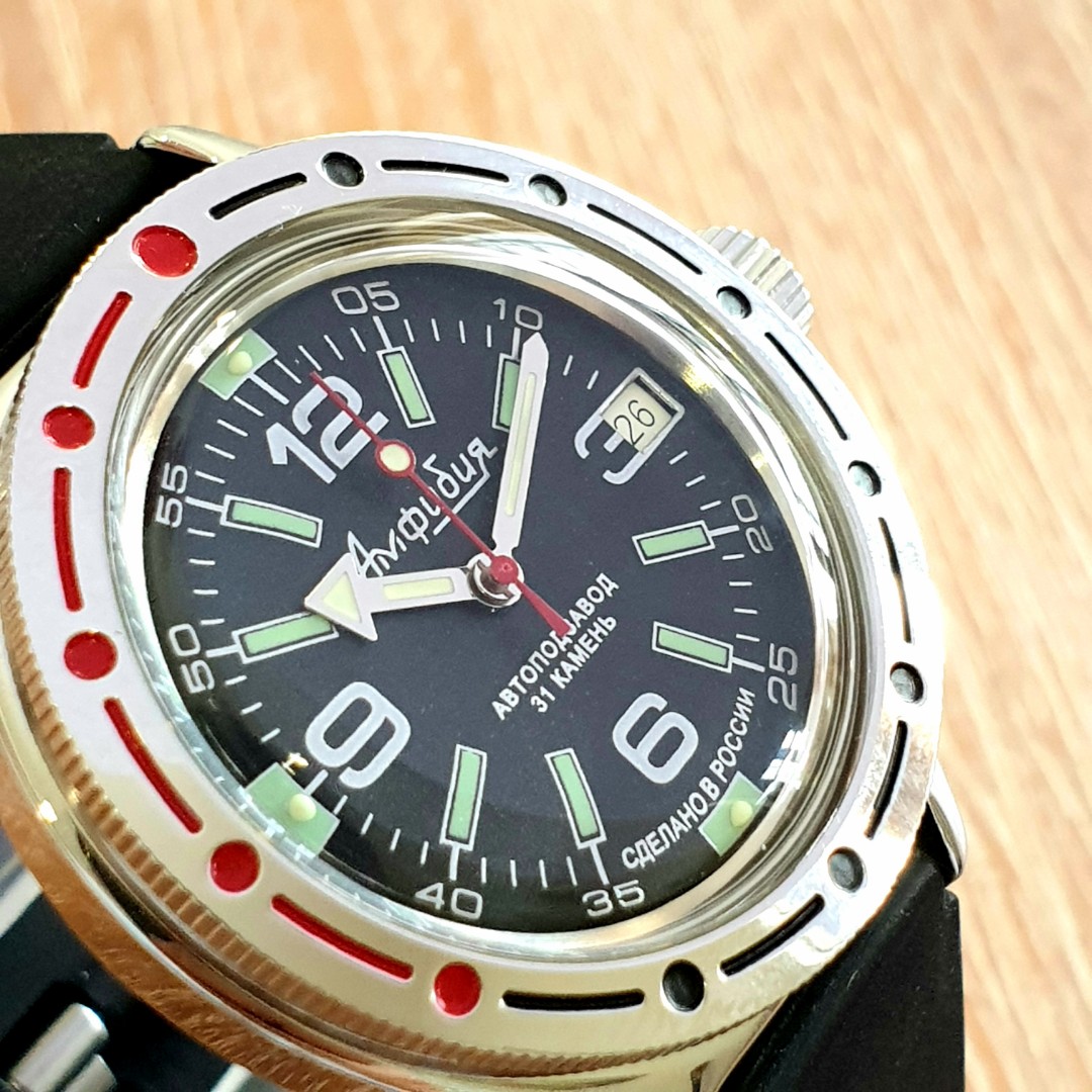 Russian Vostok Amphibia 420 Diver, not Seiko, Citizen, Orient, Rolex ...