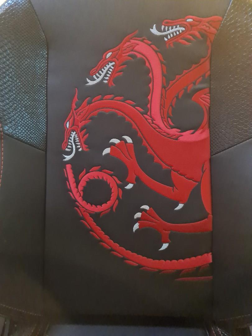 Secretlab Omega 2020 Game of Thrones Edition House Targaryen, Furniture ...