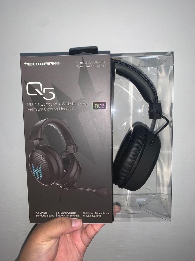 Tecware Q5 Gaming Headset, Audio, Headphones & Headsets on Carousell