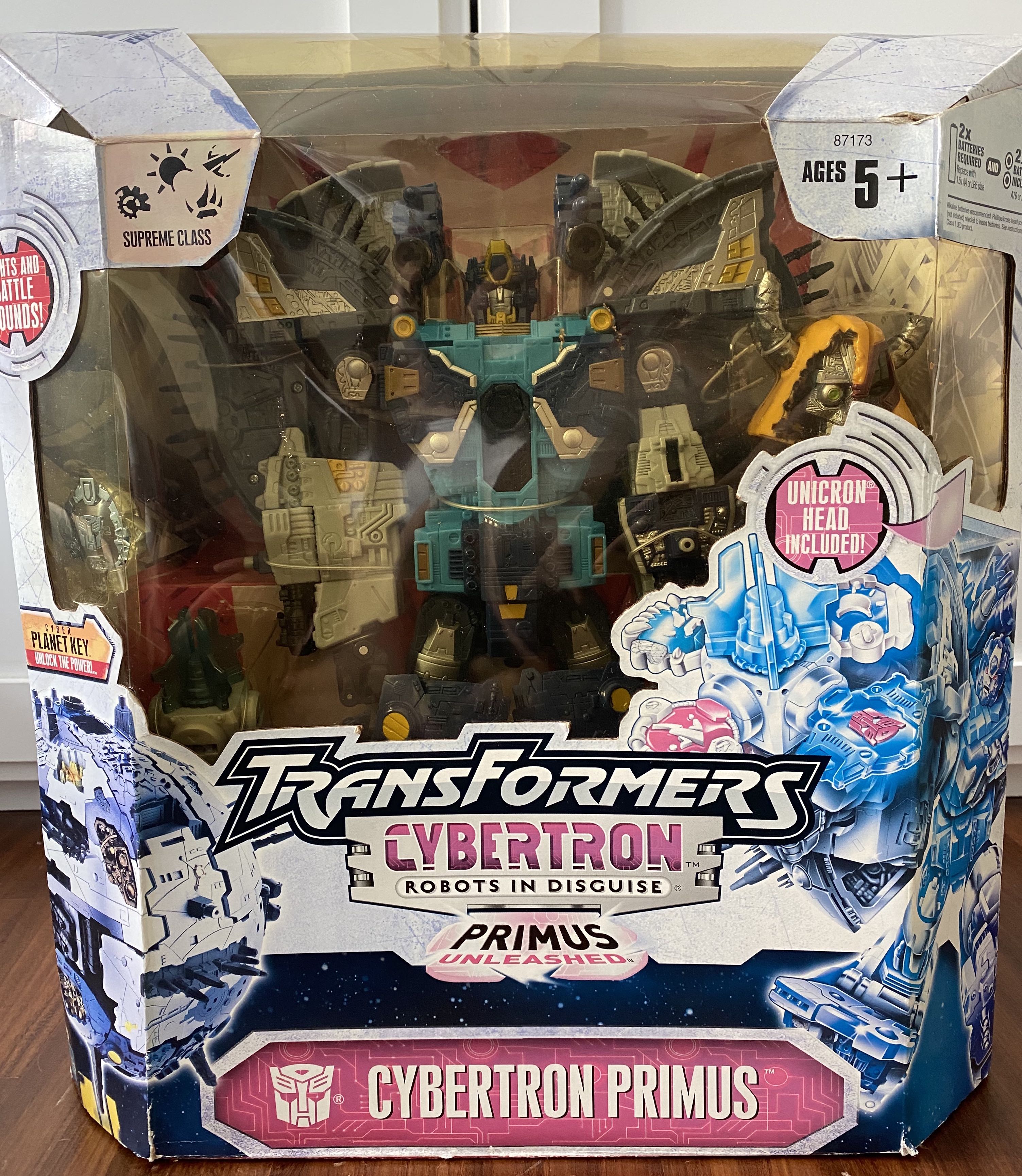 Transformers Cybertron Supreme Class Cybertron Primus Figure, Hobbies ...
