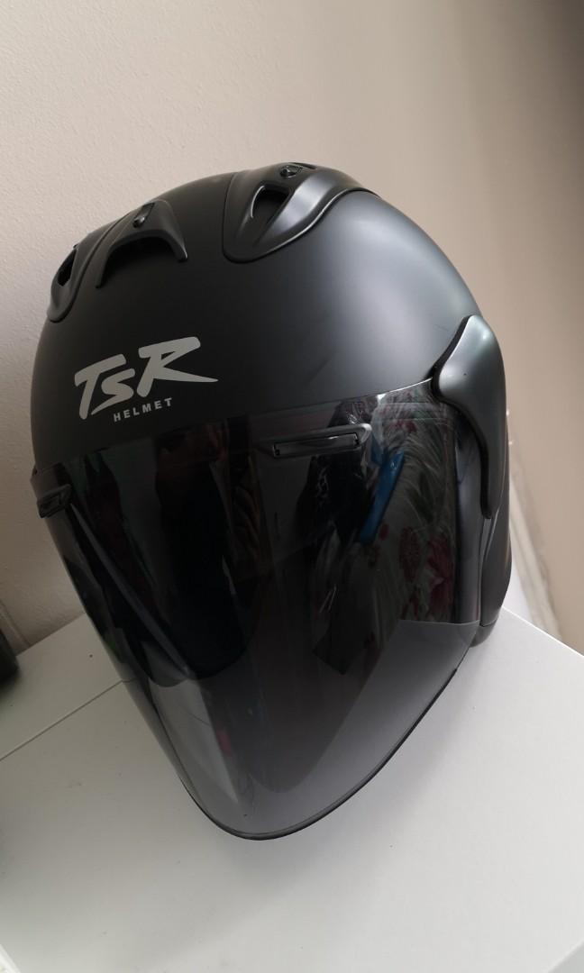 TSR RAM4 HELMET (MATTE BLACK), Motorcycles, Motorcycle Apparel on Carousell