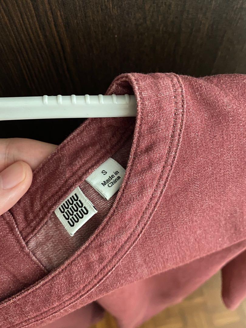 Uniqlo U Red Top, Women's Fashion, Tops, Sleeveless on Carousell