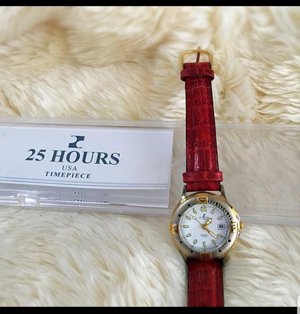 VINTAGE 25HOURS USA Watch, Women's Fashion, Watches & Accessories ...