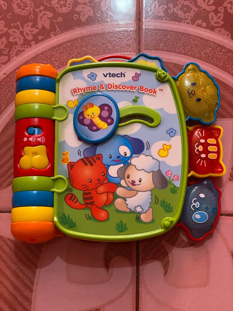 V-tech rhyme and discover book, Babies & Kids, Infant Playtime on Carousell