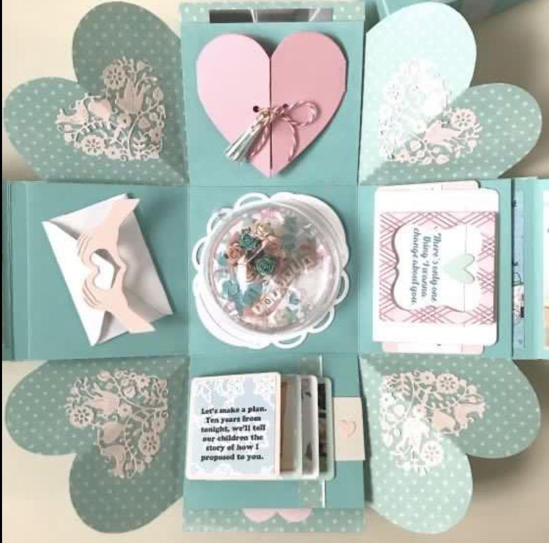 Will you marry me surprise explosion box card, Hobbies & Toys ...