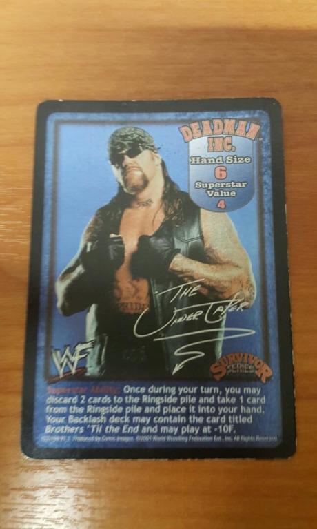WWE Raw Deal Cards, Hobbies & Toys, Toys & Games on Carousell