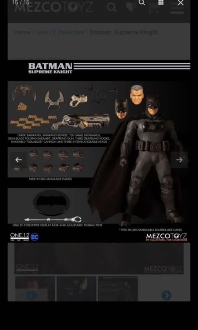 荃灣交收 全新mezco batman, 興趣及遊戲, 玩具 & 遊戲類 - Carousell