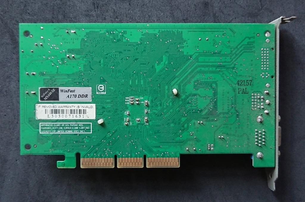 電腦顯示卡 (Winfast A170)連說明書, 電腦＆科技, 手提電腦 - Carousell