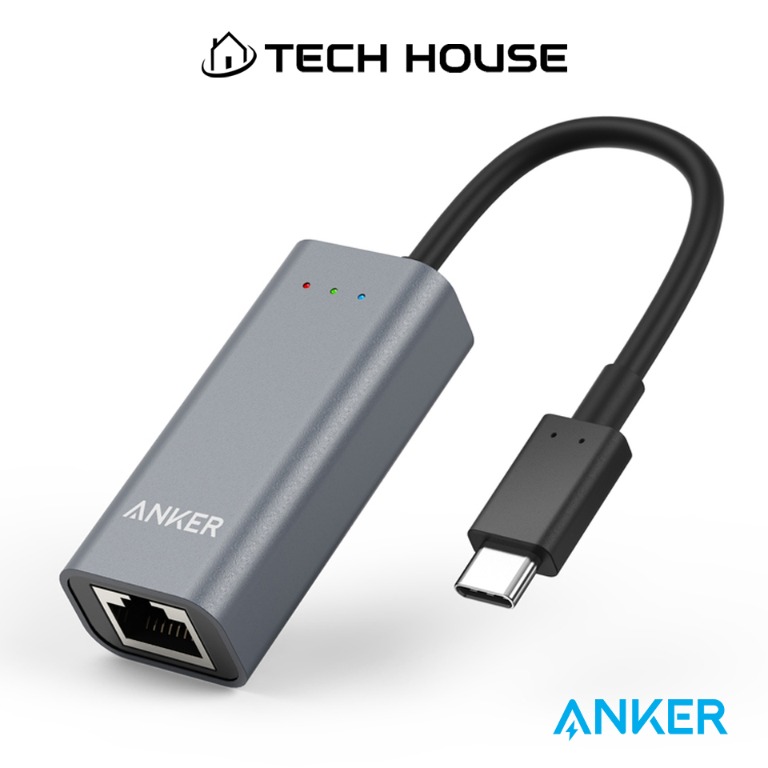 Anker USB-C to Ethernet Adapter For USB Type-C Devices Including the ...