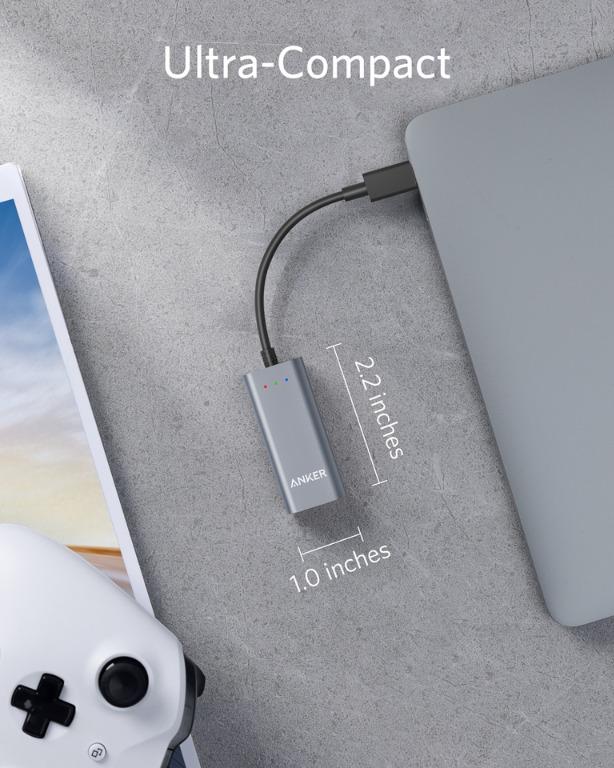 Anker USB-C to Ethernet Adapter For USB Type-C Devices Including the ...