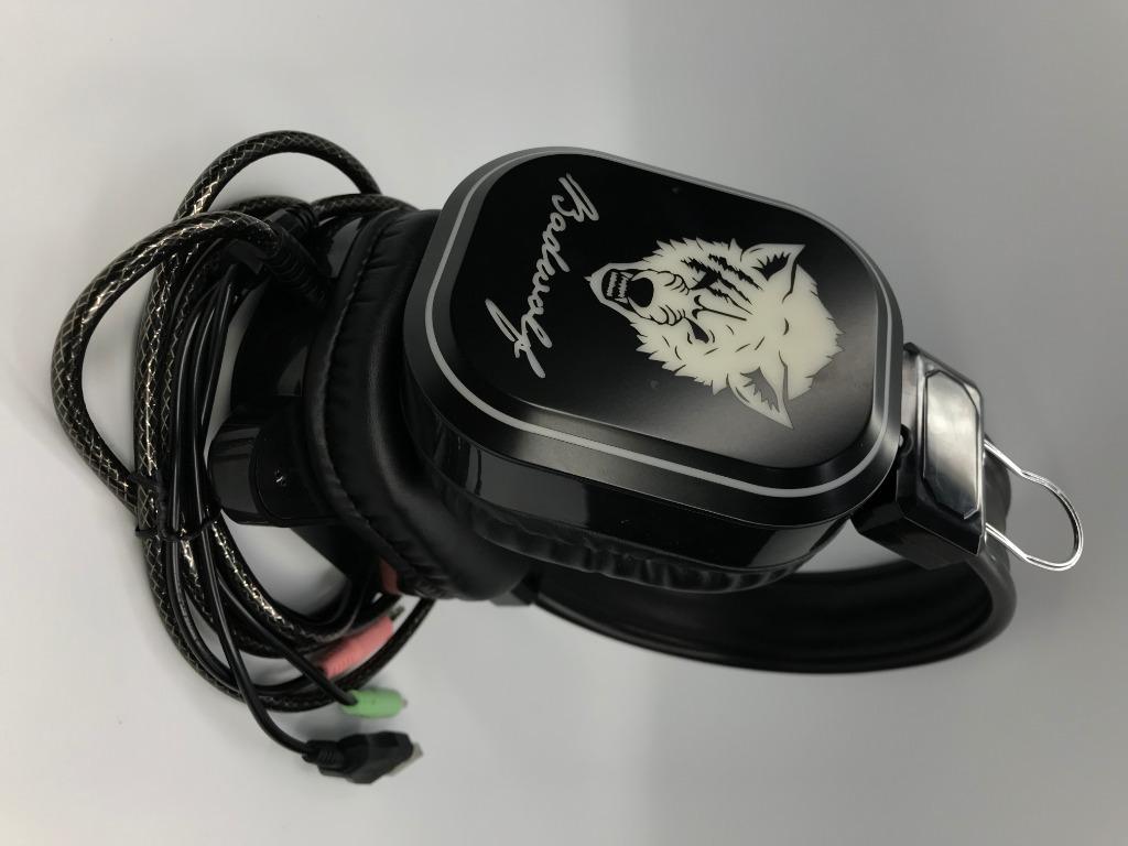 BADWOLF GENESIS GAMING HEADSET with Led RGB, with Mic Heavy Duty ...