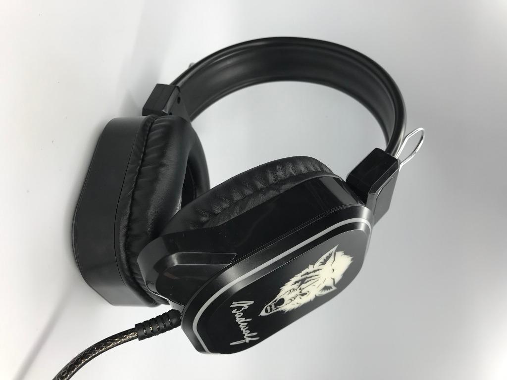 BADWOLF GENESIS GAMING HEADSET with Led RGB, with Mic Heavy Duty ...