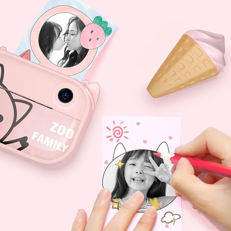 全新現貨！Zoo Family C3 Pro Wifi版兒童拍立得 兒童即時打印相機 照片打印機 迷你兒童相機 熱敏打印 數碼照相機 玩具相機 ...