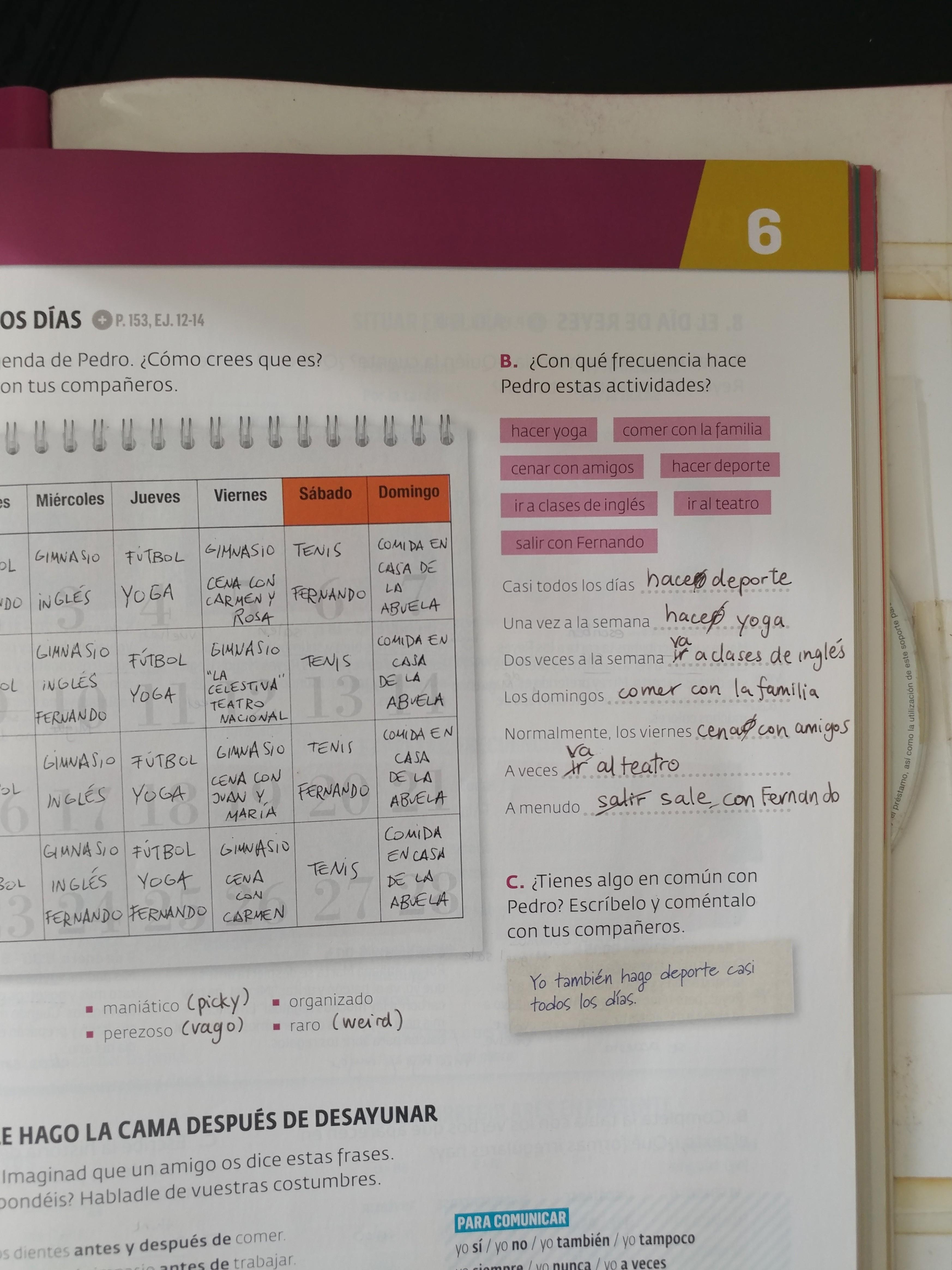[CEFR A1/ A2] Spanish Textbooks - Aula Internacional 1 & 2, Hobbies ...