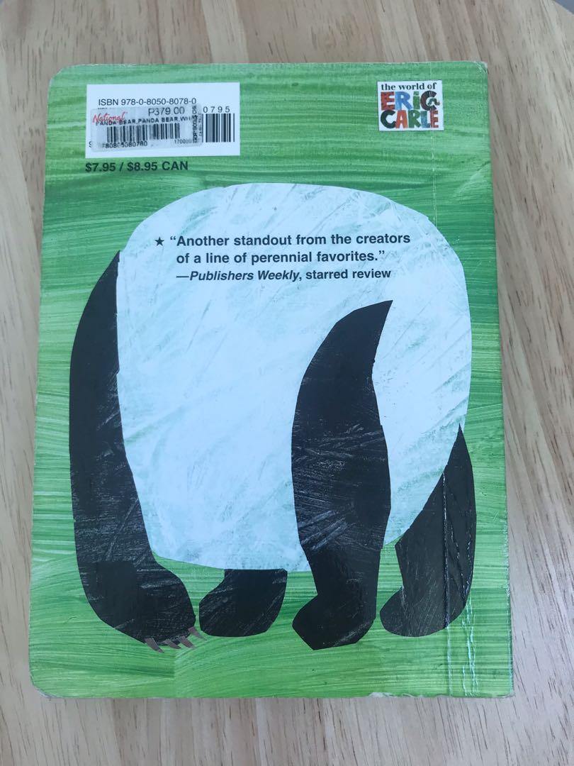 Eric Carle Panda Bear, Hobbies & Toys, Books & Magazines, Children's ...