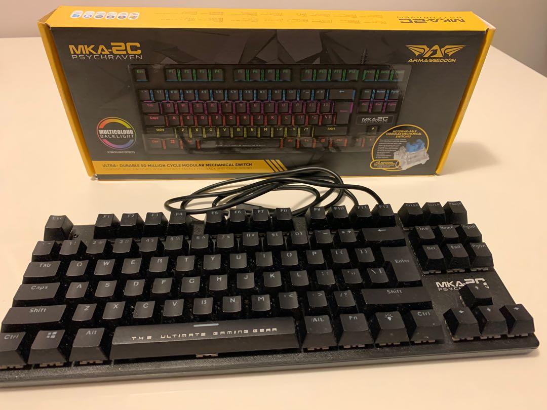 Gaming Keyboard MKA-2C blue switch, Computers & Tech, Parts ...