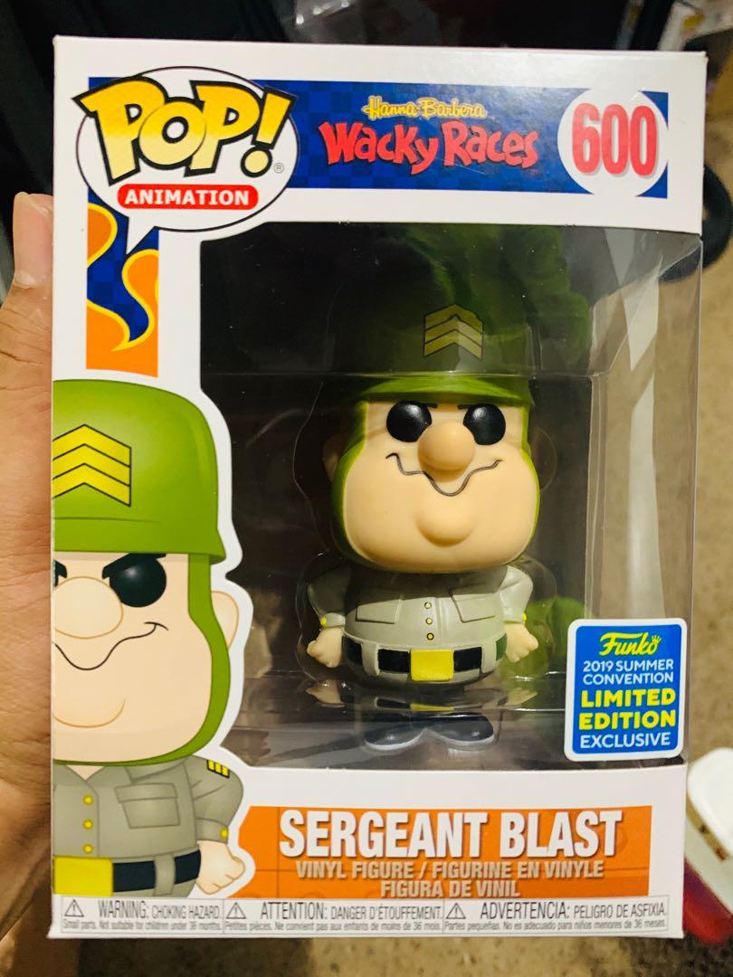 Hanna Barbera Wacky Races Sergent Blast SCE Funko pop, Hobbies & Toys ...