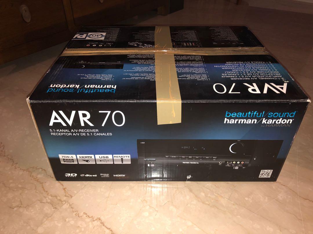 Harman Kardon Receiver AVR70 + Speakers HKTS 9BQ, Electronics, Audio on ...