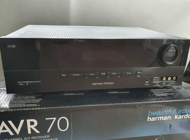 Harman Kardon Receiver AVR70 + Speakers HKTS 9BQ, Electronics, Audio on ...
