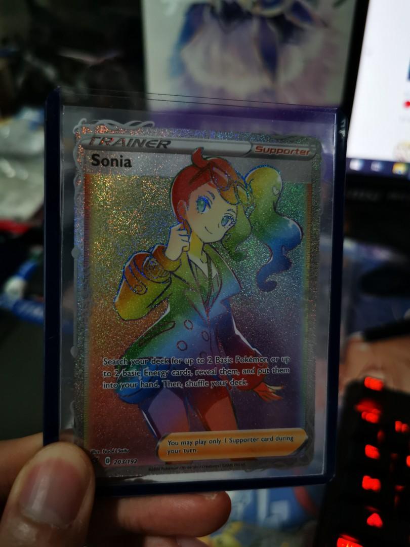 Hyper Rare Sonia Pokemon Trainer Card Near Mint, Toys & Games, Board ...