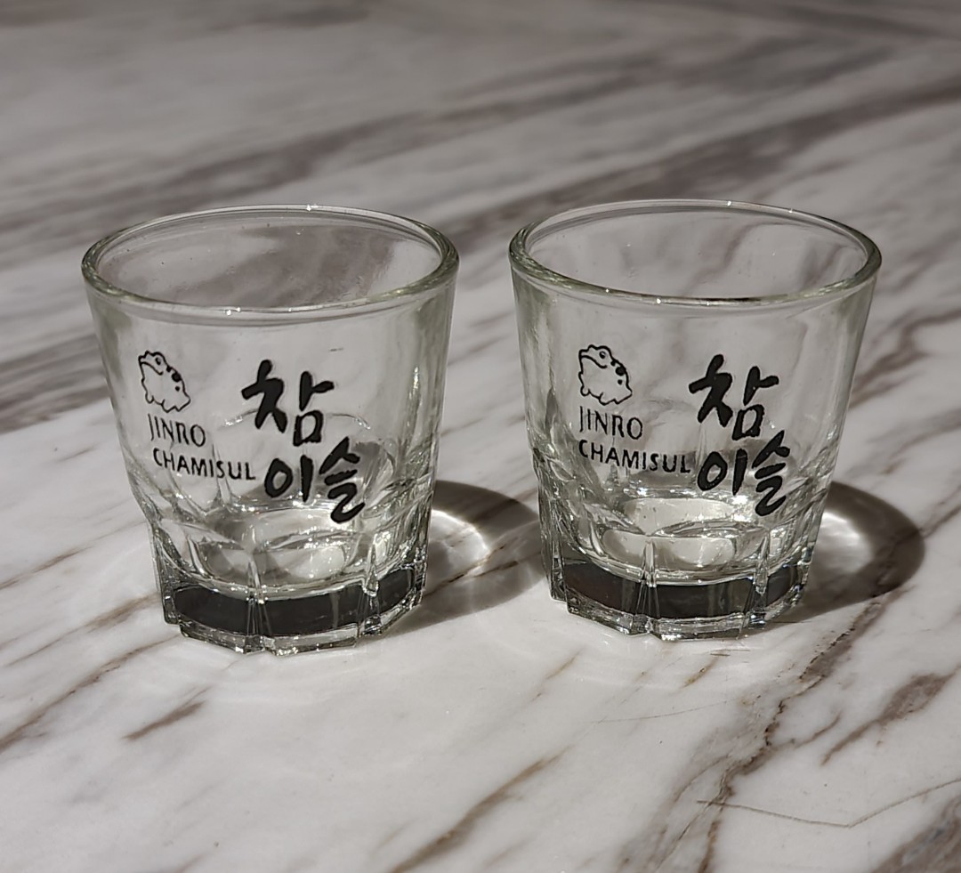 Jinro Soju Shots Glass, Furniture & Home Living, Kitchenware ...