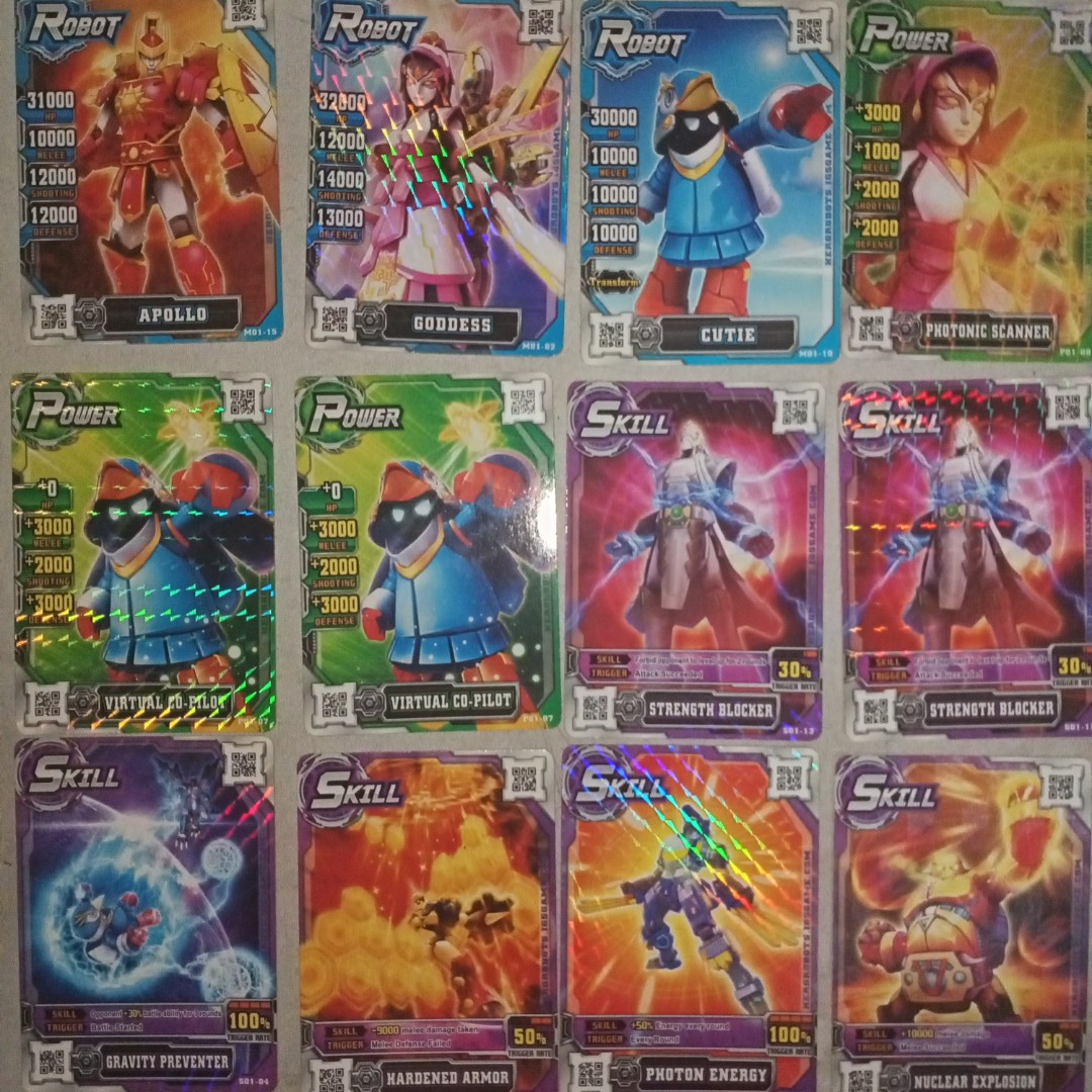 Kartu Hero of Robots, Toys & Collectibles, Lainnya di Carousell