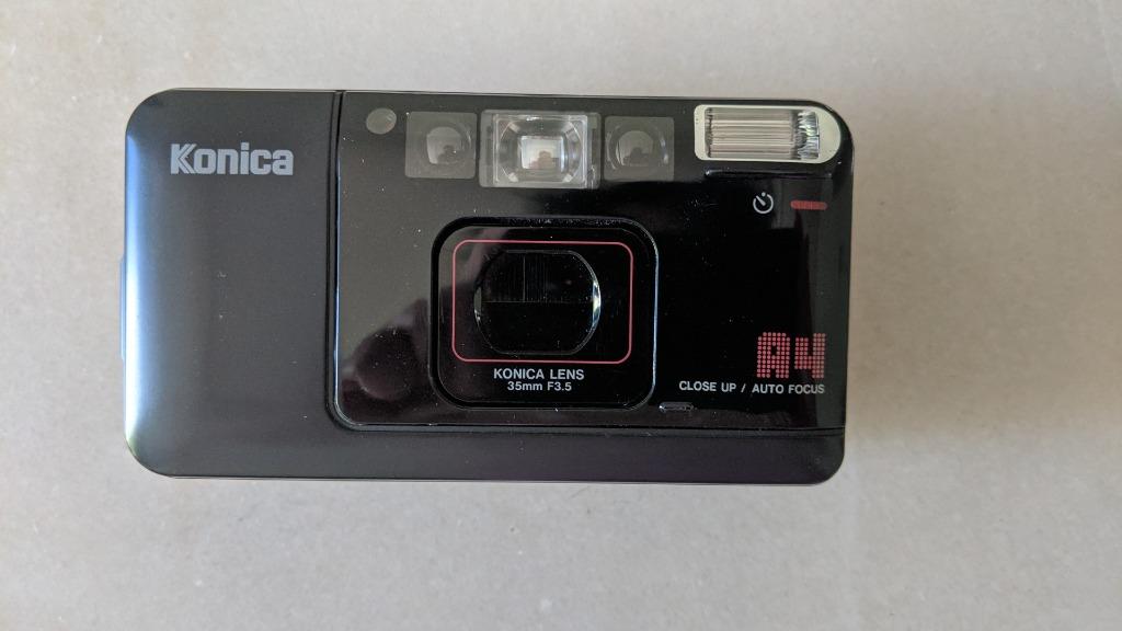 KONICA A4 BIG MINI FILM COMPACT POINT AND SHOOT CAMERA - USED IN GD ...