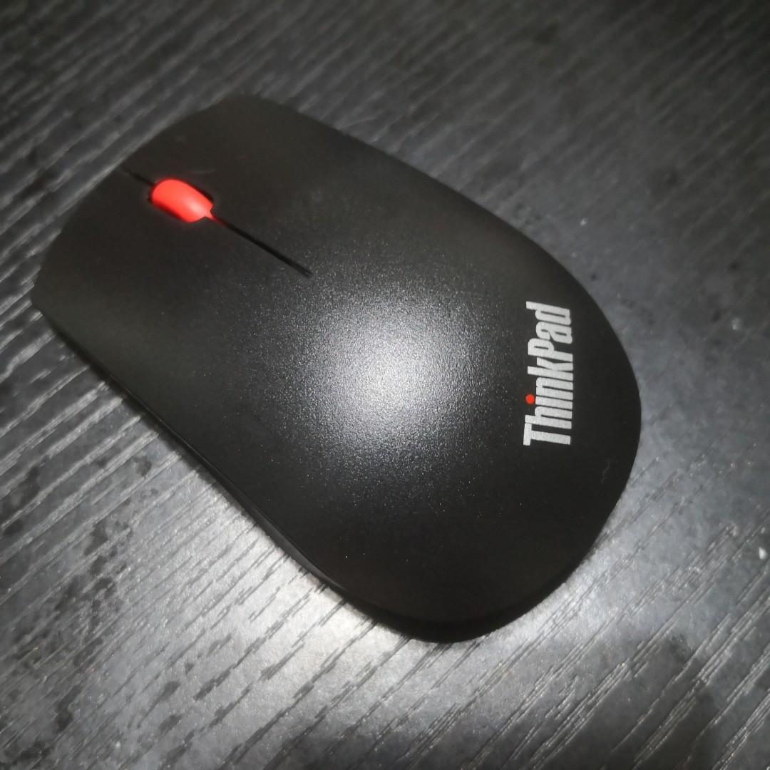 Lenovo ThinkPad Essential wireless mouse 聯想無線滑鼠, 電子產品, 電腦 ＆ 平板電腦 ...