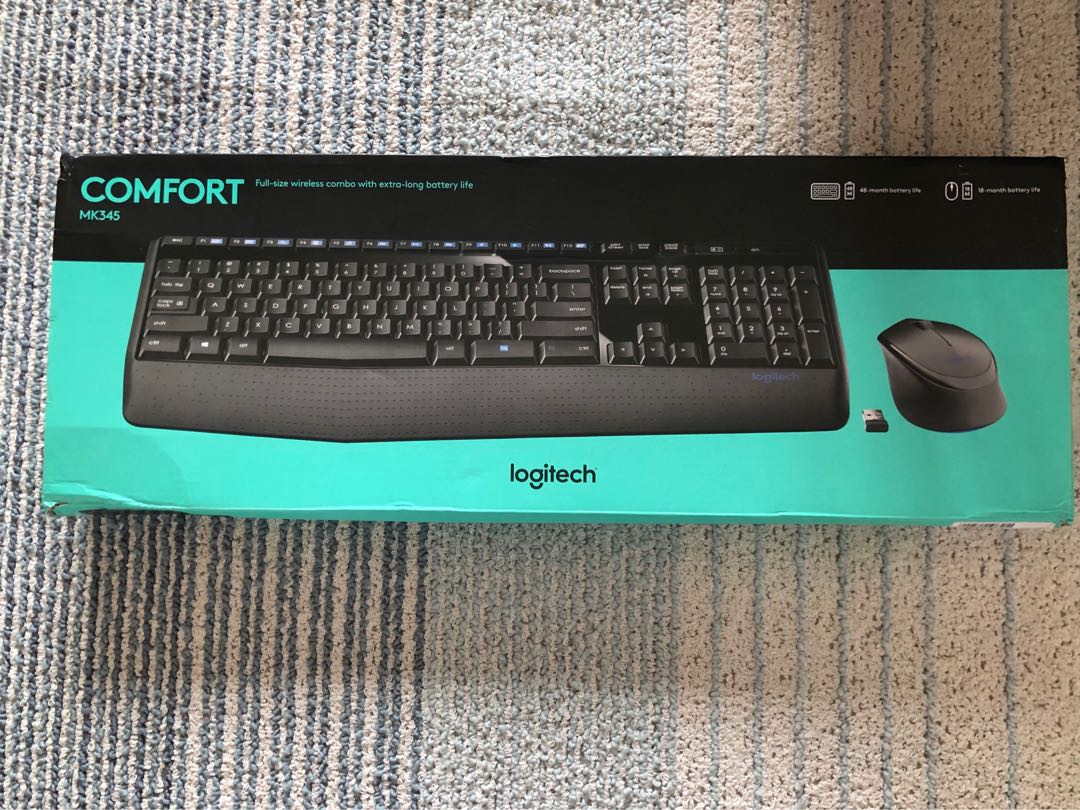 Logitech MK345 Wireless Keyboard And Mouse, Computers & Tech, Parts & Accessories, Mouse ...