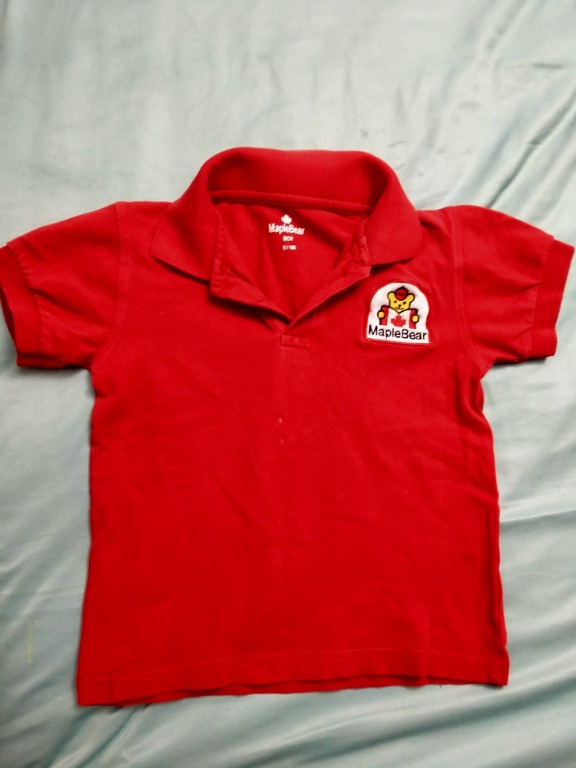 MapleBear Uniform (Boy Top), Babies & Kids, Babies & Kids Fashion on ...