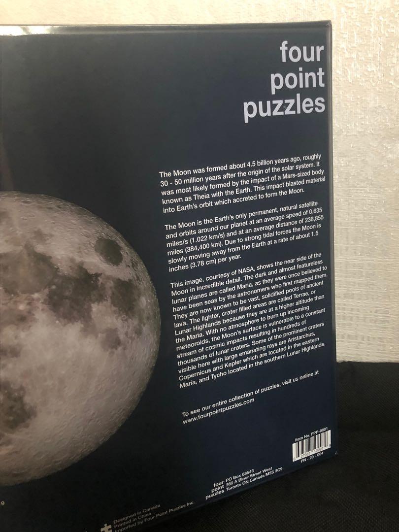[現貨/開團夾單]NASA Four Point Puzzles月亮 地球 拼圖 The Moon The Earth Jigsaw ...