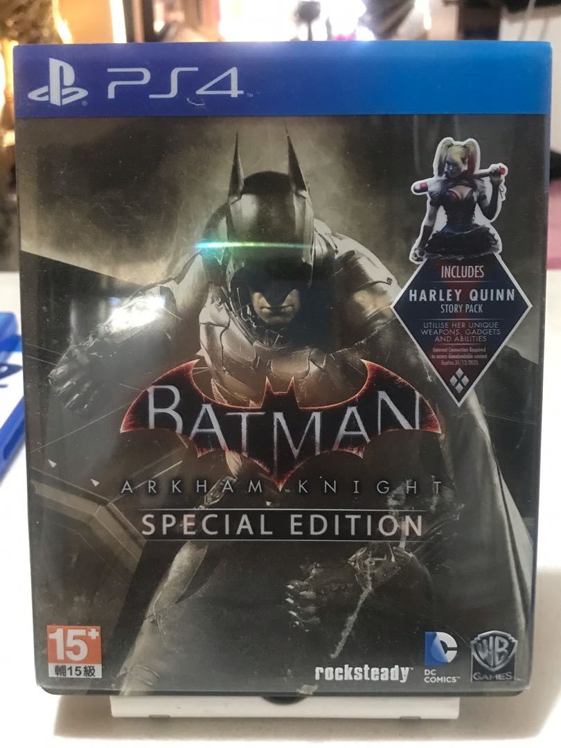 PS4 Batman Arkham Knight Special Edition, Video Gaming, Video Games ...