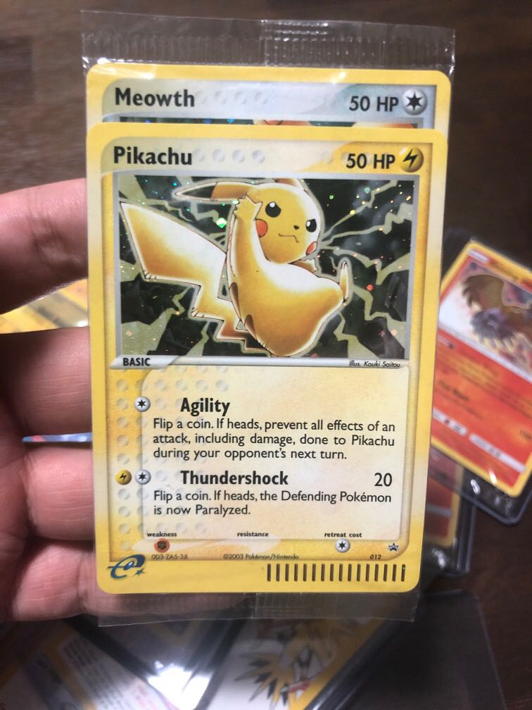 Rare SEALED e-series pikachu meowth promo, Hobbies & Toys, Toys & Games ...