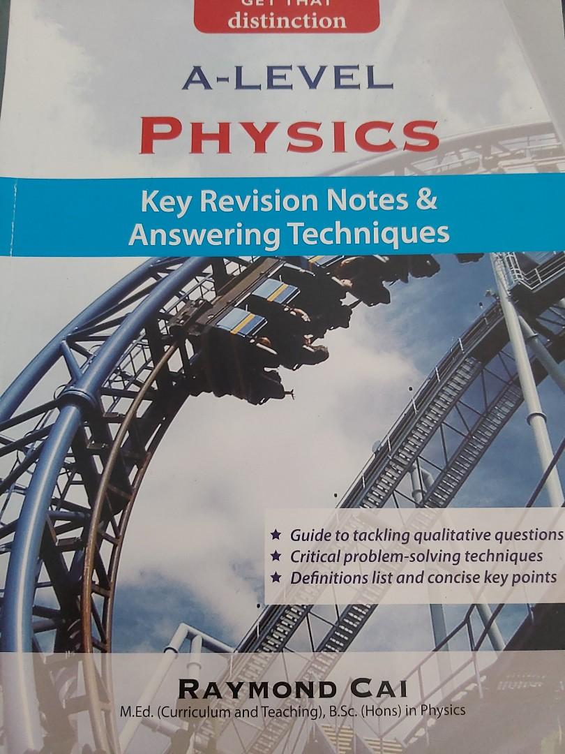 Raymond Cai's H2 physics guidebook, Books & Stationery, Textbooks ...