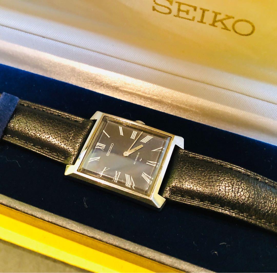 Seiko Rectangular Watch, Luxury, Watches on Carousell