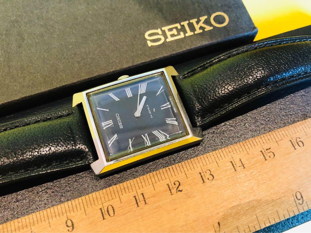Seiko Rectangular Watch, Luxury, Watches on Carousell