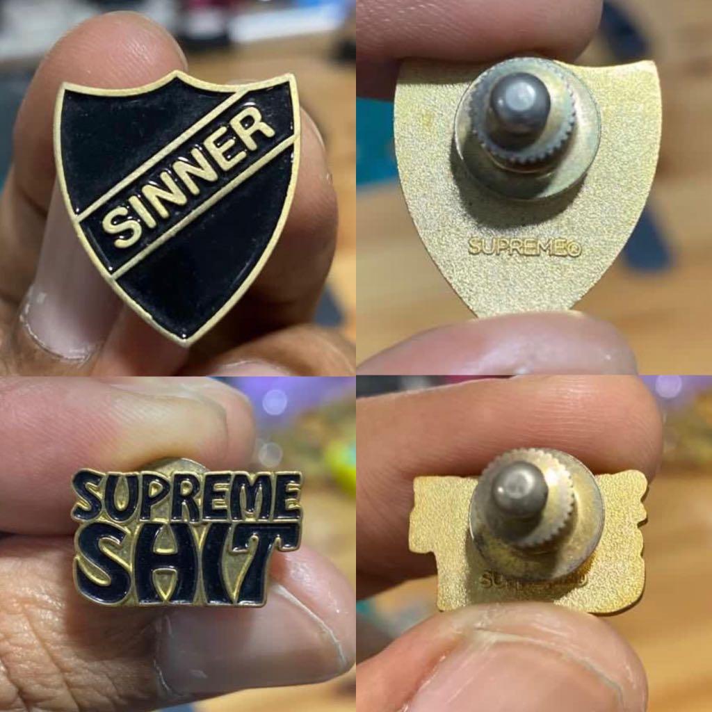 Supreme Vintage Pins and Accessories , Hobbies & Toys, Memorabilia ...