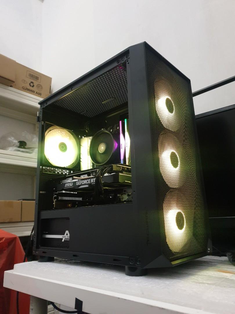 Tecware Forge M x4 ARGB Fans ** Ryzen 5 5600 + 16GB 3600MHz RGB ram ...