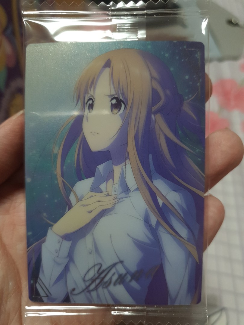 Wafer card - asuna, Hobbies & Toys, Memorabilia & Collectibles, Fan ...
