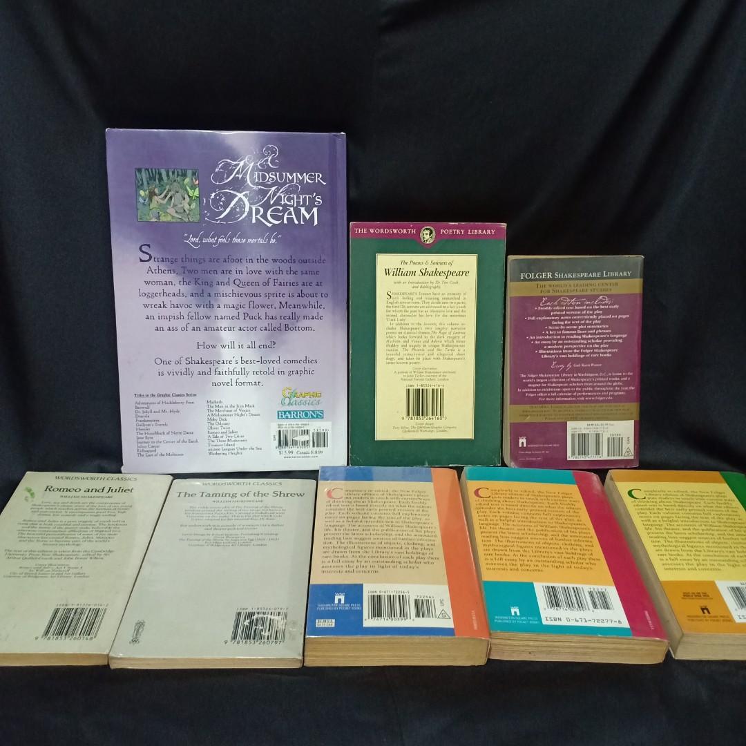 William Shakespeare Books Set Bundle Lot, Hobbies & Toys, Books ...