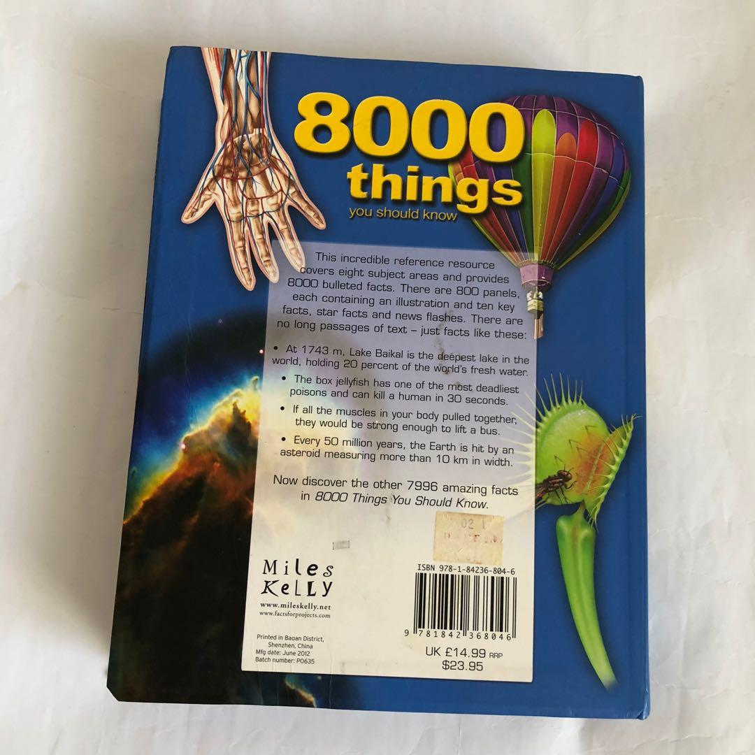 8000 things you should know/ encyclopedia, Books & Stationery, Non ...