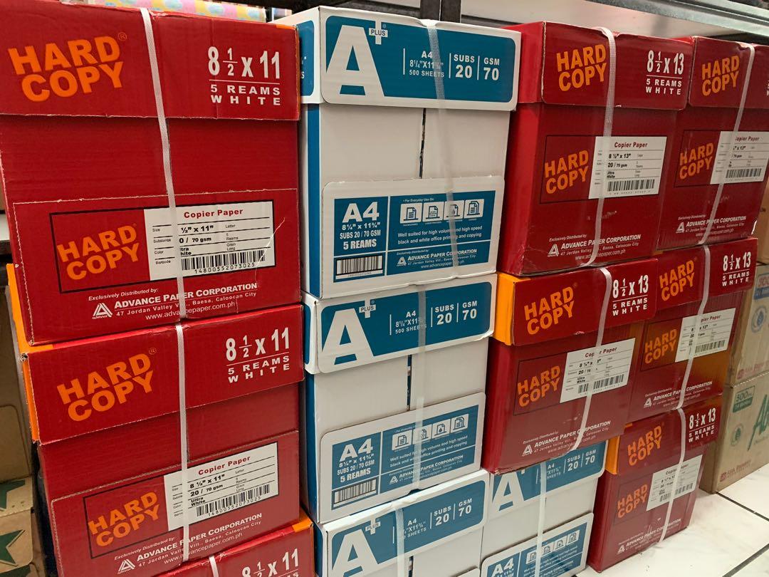 A Plus Copy Paper -A4 size, Hobbies & Toys, Stationary & Craft, Craft ...