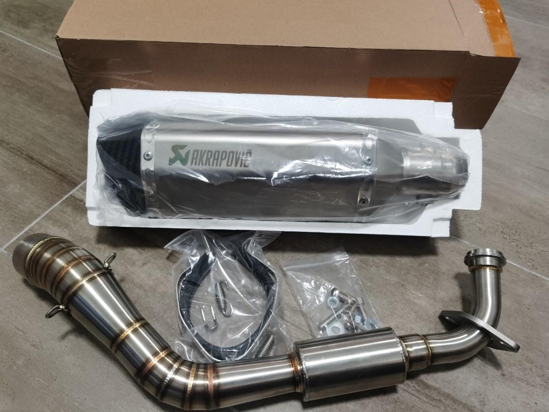 Aerox Racing exhaust pipe, Motorcycles, Motorcycle Accessories on Carousell